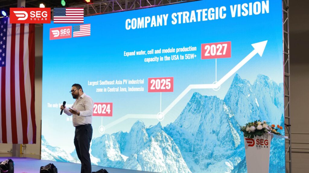 SEG Solar美国休斯顿光伏制造基地开业典礼暨首片组件下线仪式盛大举行 – pv magazine China